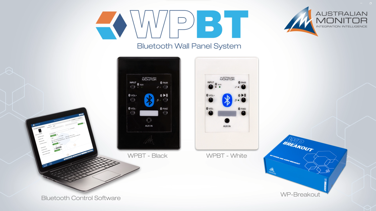 WPBT Bluetooth Wall Panel System – Australian Monitor